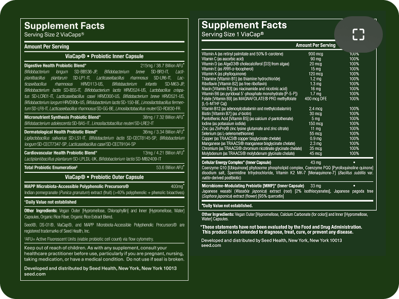 Seed • Daily Essentials Duo | Daily Multivitamin and Probiotic | Best ...