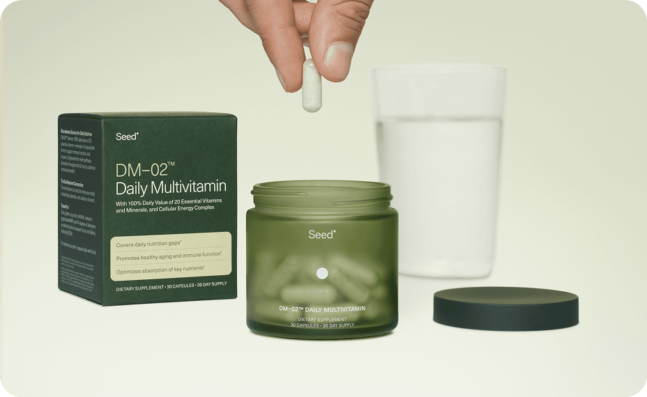 Seed • DM-02™ Daily Multivitamin | 20 Essential Vitamins + Minerals