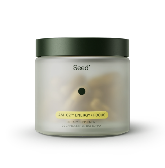 Seed • AM-02™ Energy + Focus Supplement | Steady, Caffeine-Free Energy