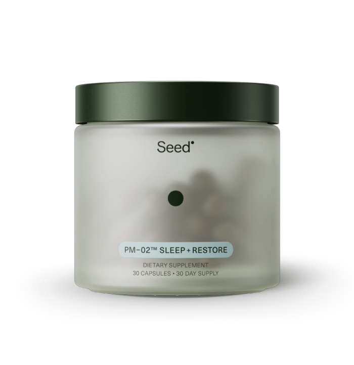 Seed • PM-02™ Sleep + Restore Supplement | Non Habit Forming Melatonin